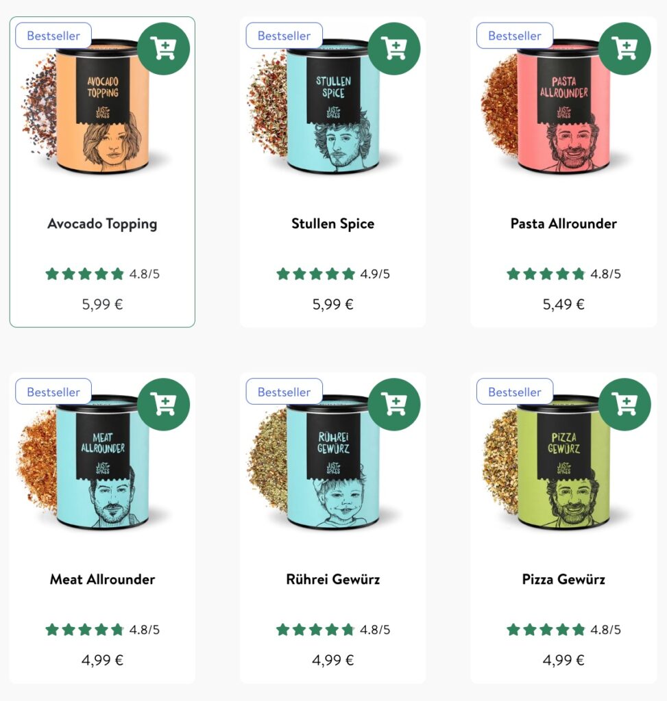 Just Spices Gewürz-Shop im Test 2024
