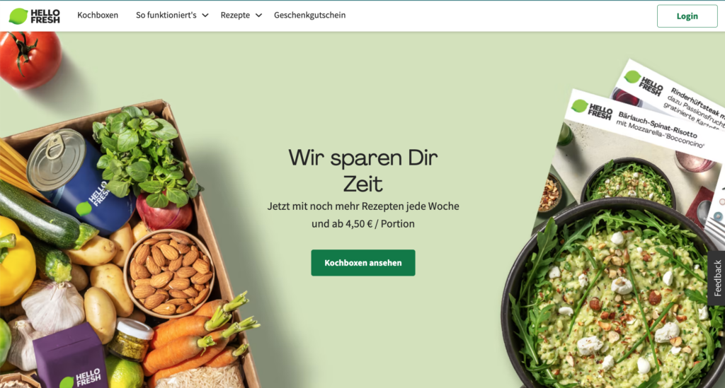 HelloFresh Lieferdienst und Kochbox im Test 2024
